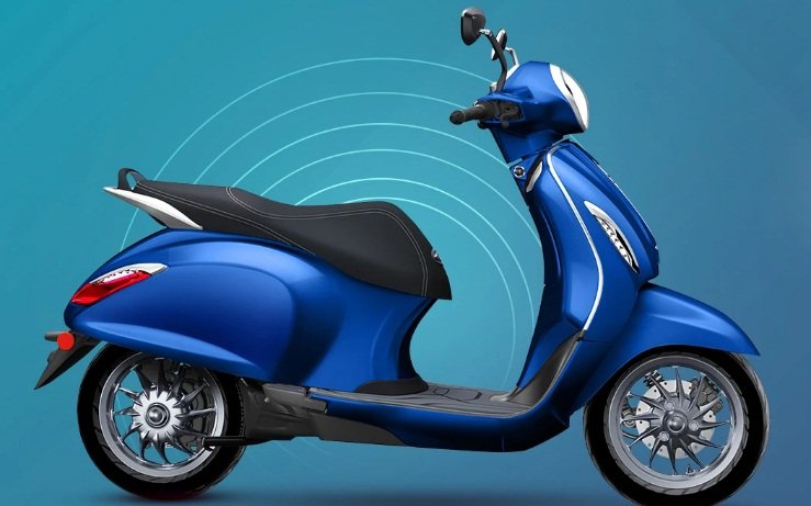 Motor Listrik Bajaj Chetak Bentuk MiripVespa Harga Hanya 20 Jt