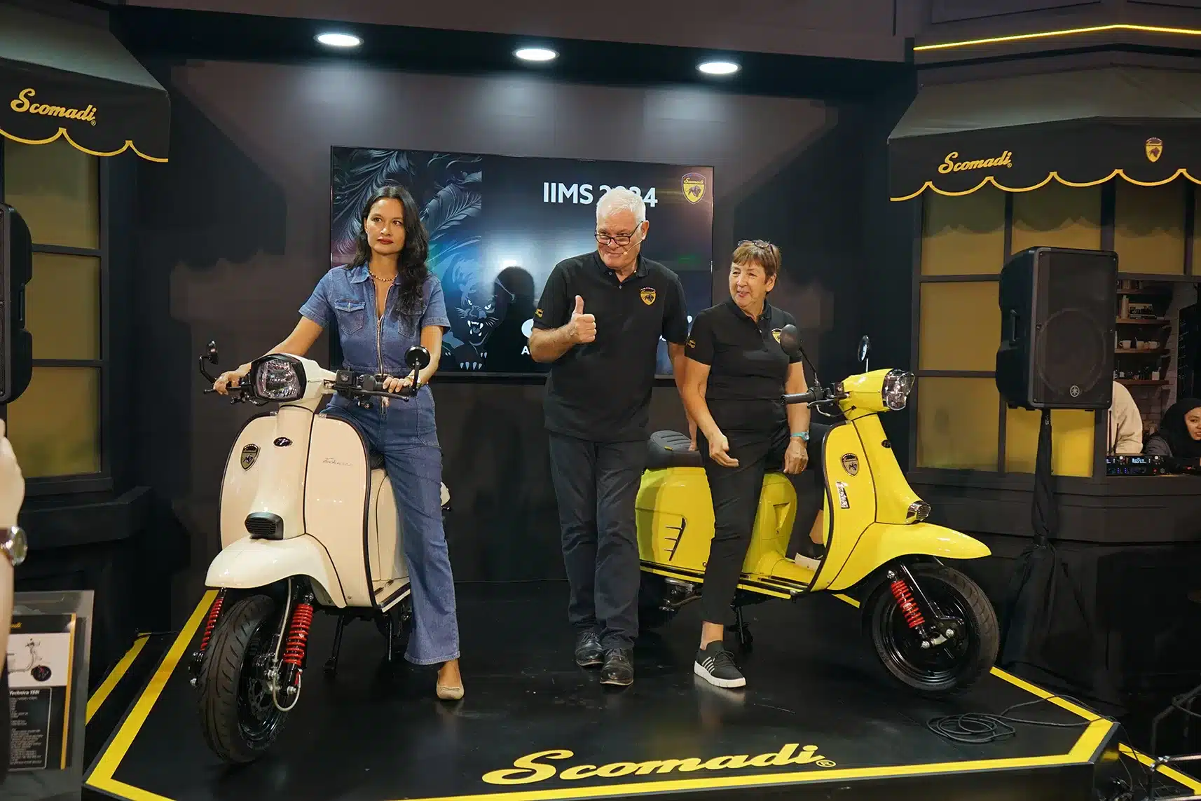 Technica 150i Dan Turismo Piccolo 150i Jadi Andalan Scomadi Di IIMS 2024 - Motolineid